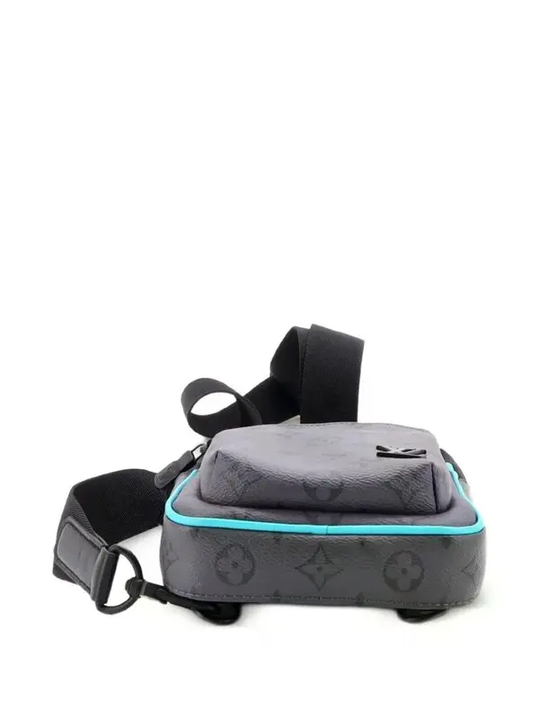 LOUIS VUITTON Avenue Sling Bag Nm Reverse Monogram Eclipse Canvas Backpack - Black