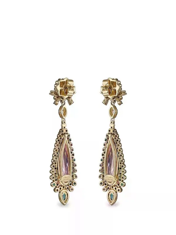 ANABELA CHAN Blush Tigerlily Multi-stones Earrings