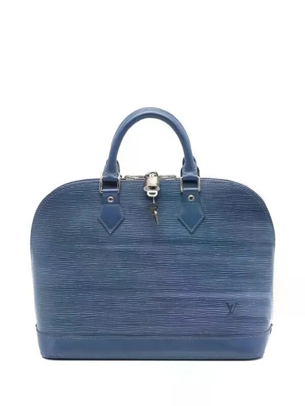 LOUIS VUITTON 2005 Epi Alma Pm Handbag - Blue