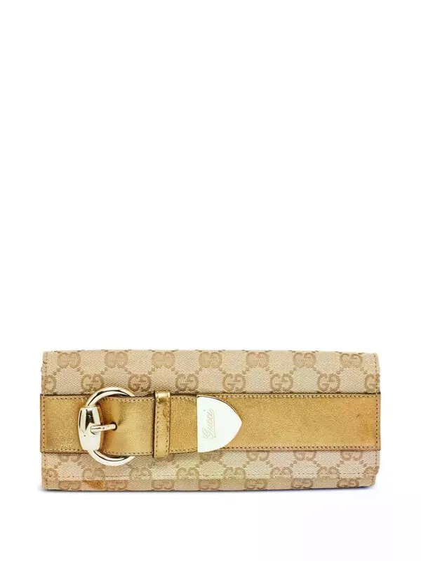 Gucci Romy Gg-monogram Clutch Bag - Neutrals