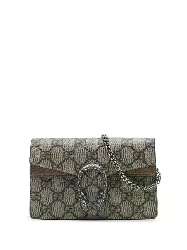 Gucci 2016-2026 Mini Gg Supreme Dionysus Crossbody Bag - Neutrals