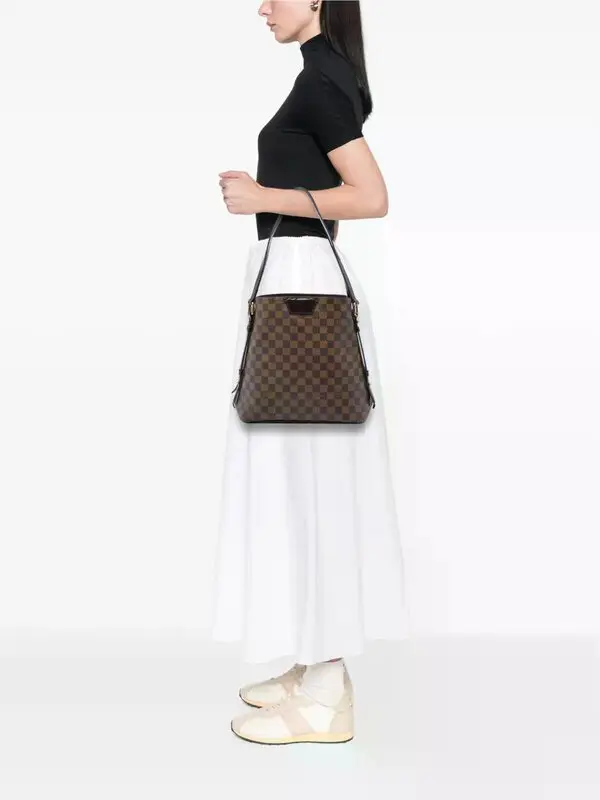 LOUIS VUITTON 2010 Damier Ebene Cabas Rivington Tote Bag