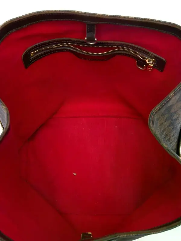 LOUIS VUITTON 2010 Damier Ebene Cabas Rivington Tote Bag