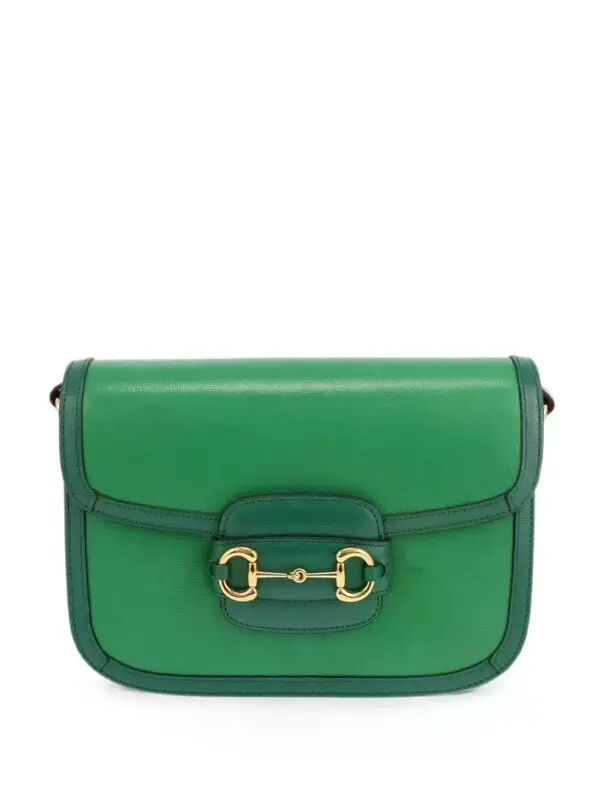 Gucci 1955 Horsebit Shoulder Bag - Green