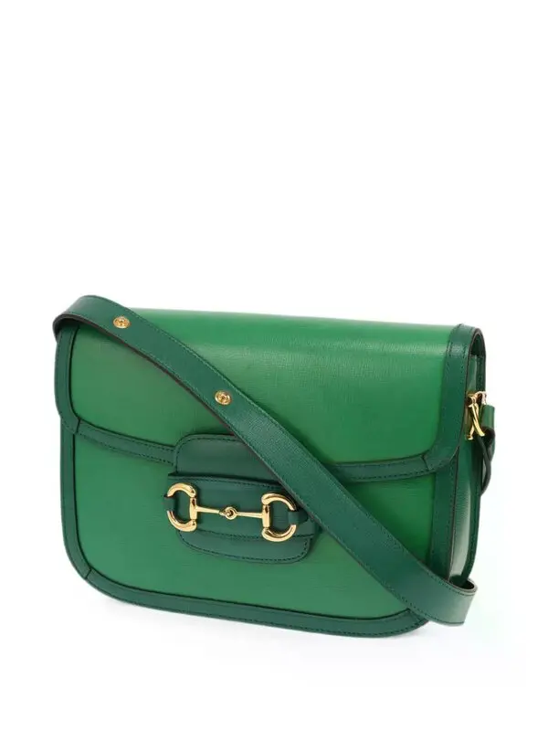Gucci 1955 Horsebit Shoulder Bag - Green