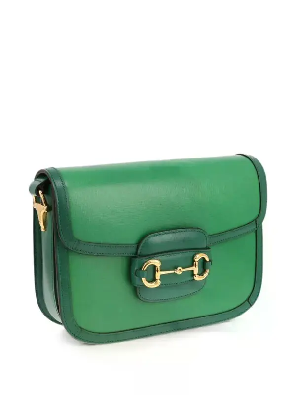 Gucci 1955 Horsebit Shoulder Bag - Green