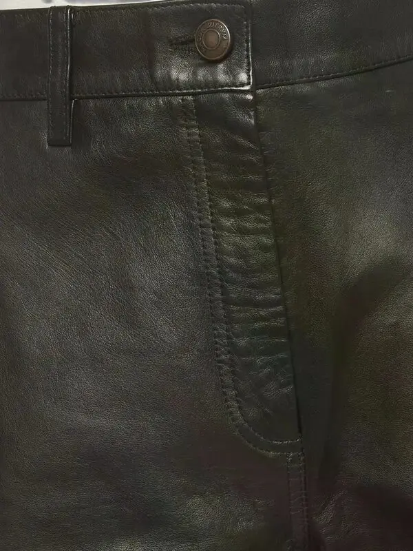 Magda Butrym Straight-fit Leather Trousers