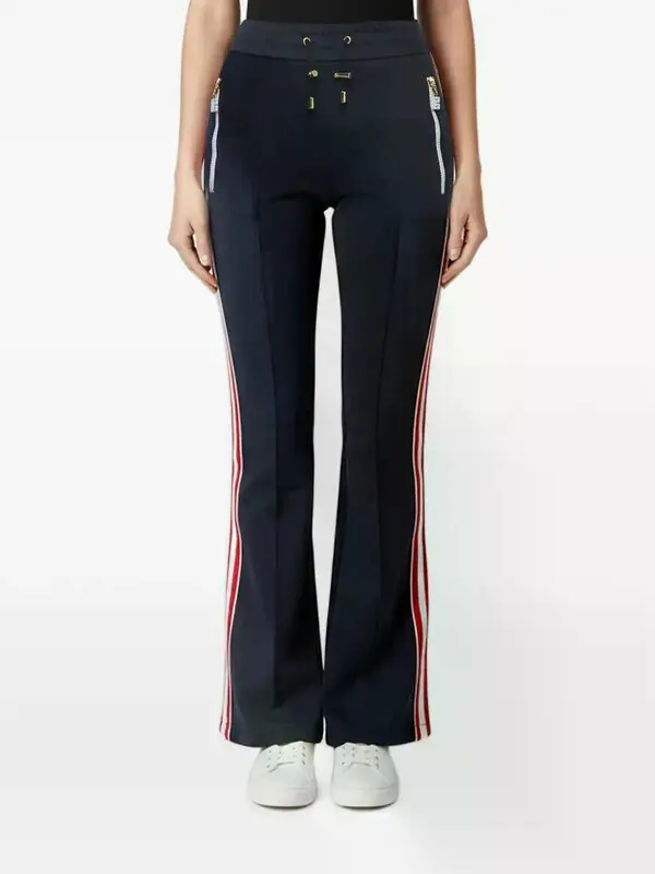 Balmain Stripe Detail Flared Trousers
