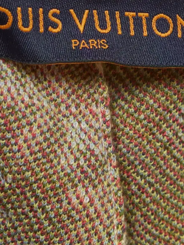 LOUIS VUITTON Floral Monogram Jacquard Knit Shorts