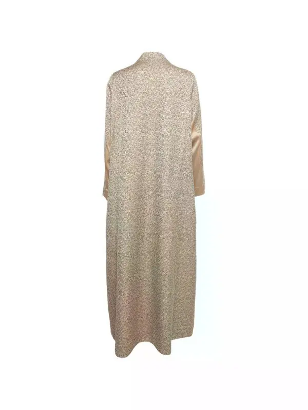 424 Jacquard Open-front Maxi Dress