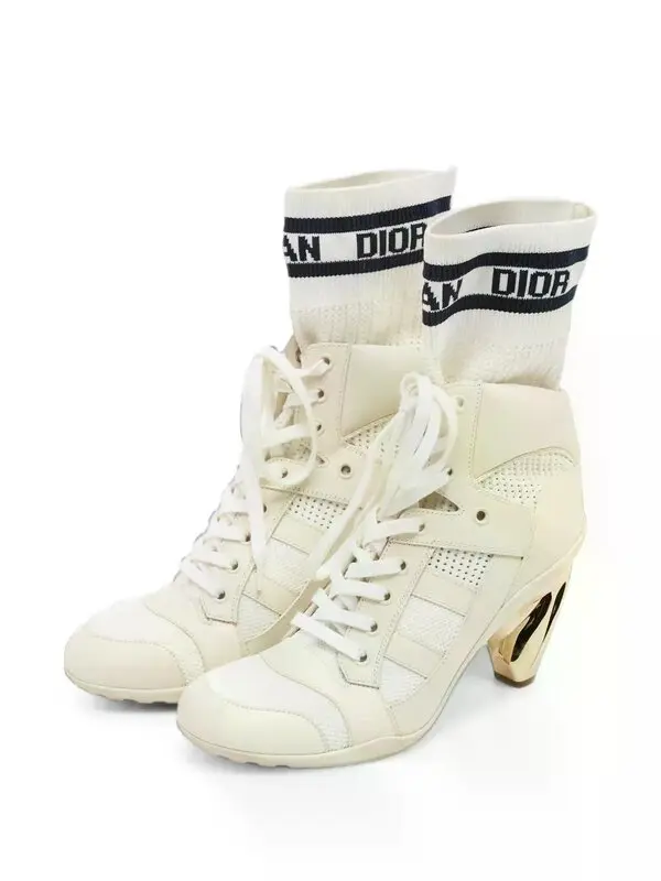 Dior D-zenith Knit Ankle Boots