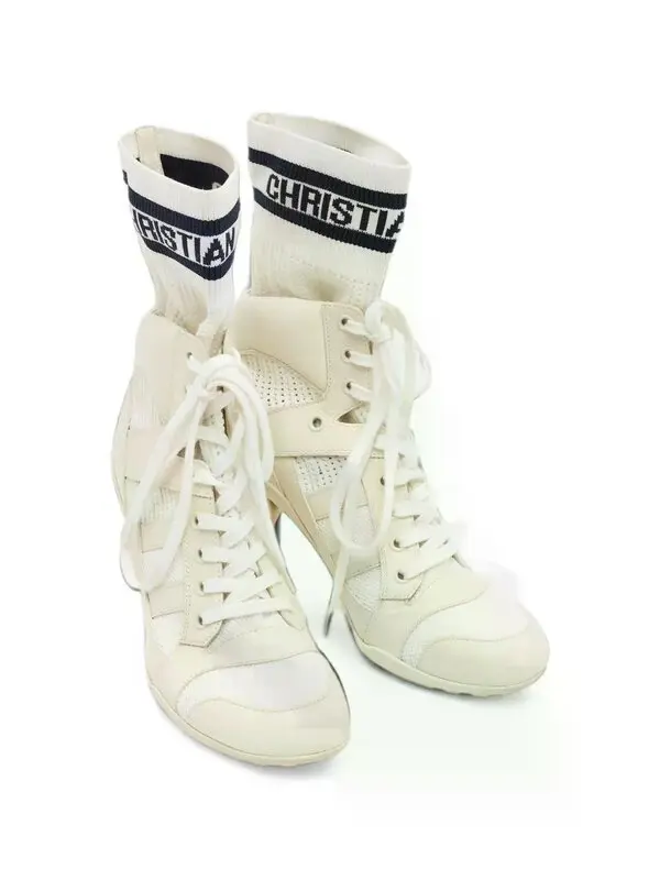 Dior D-zenith Knit Ankle Boots