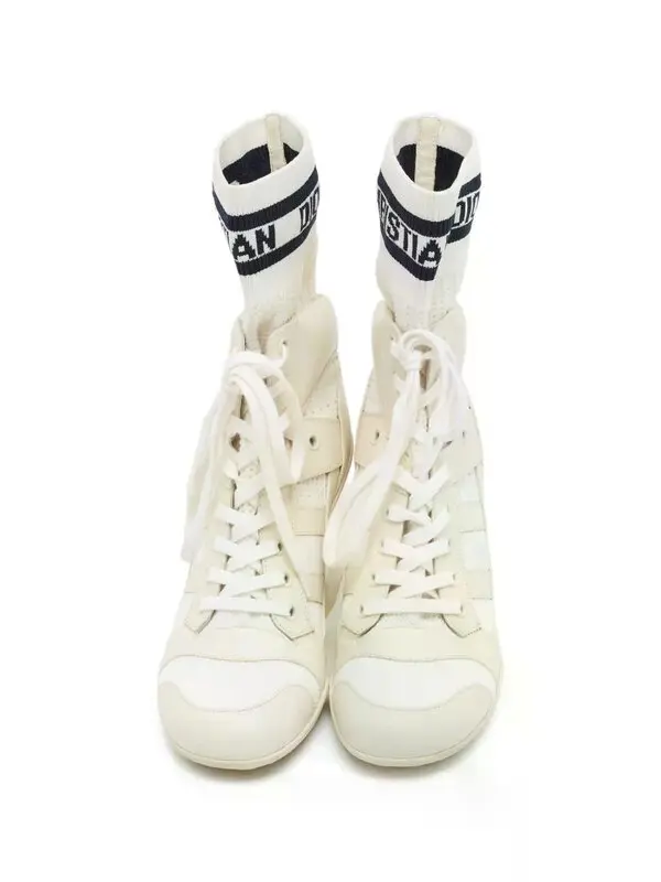 Dior D-zenith Knit Ankle Boots
