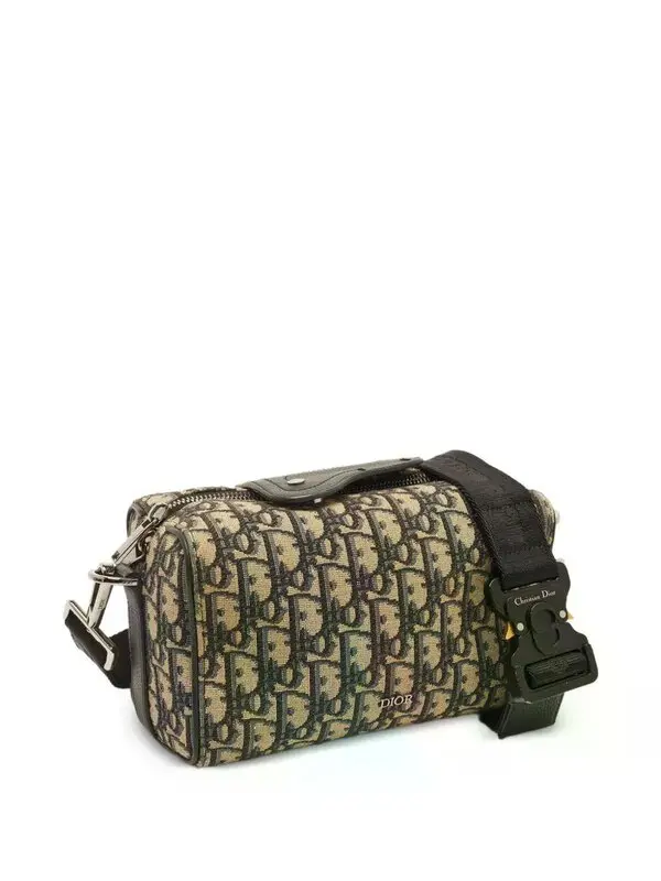 Dior 22 Lingot Oblique Canvas Messenger Bag - Neutrals