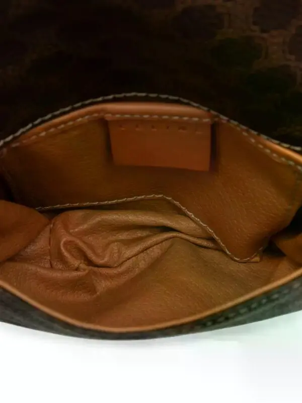 Celine Macadam Coated Canvas Belt Bag - Brown