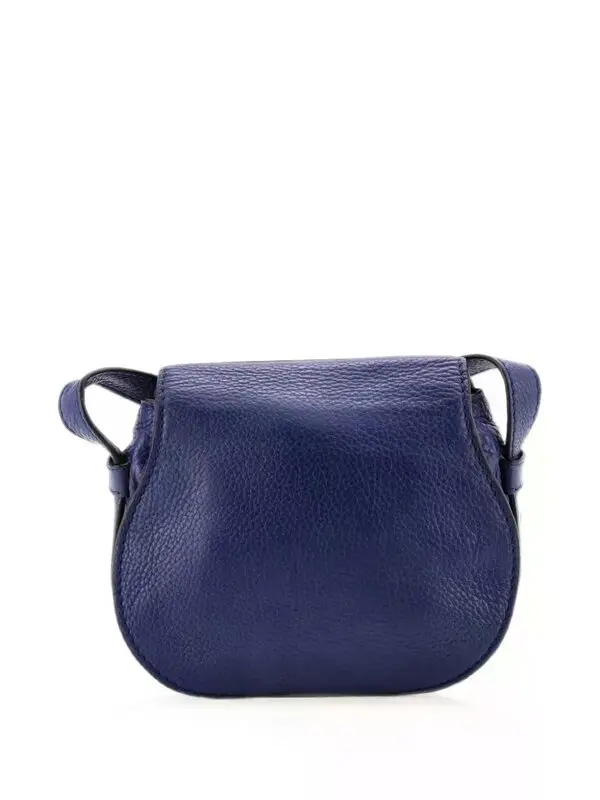 Chloé Marcie Leather Small Crossbody Bag - Blue