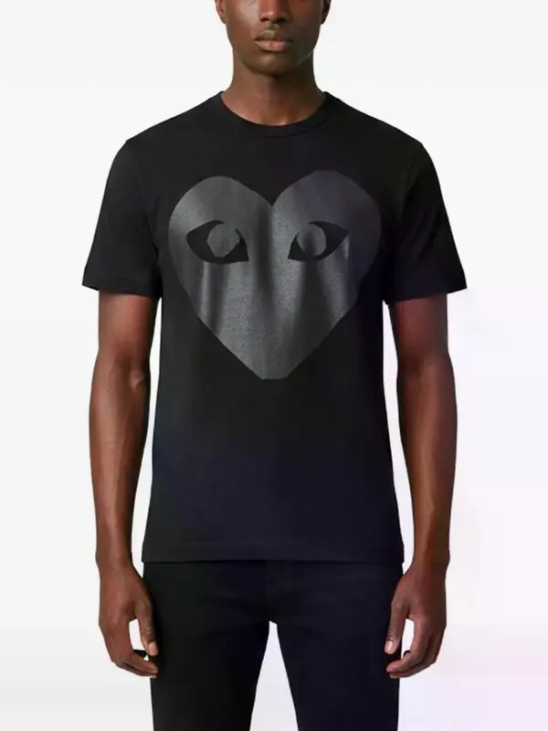 Play Comme Des Garcon Graphic-print Jersey T-shirt