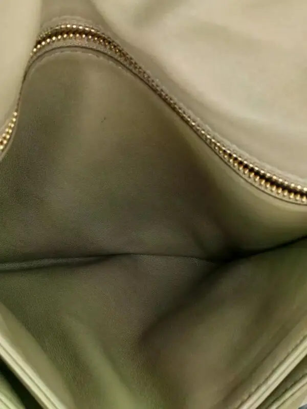 Loewe Goya Puffer Bag Leather Medium Shoulder Bag - Green