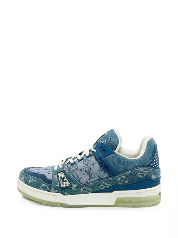 LOUIS VUITTON Monogram Denim Low-top Sneakers