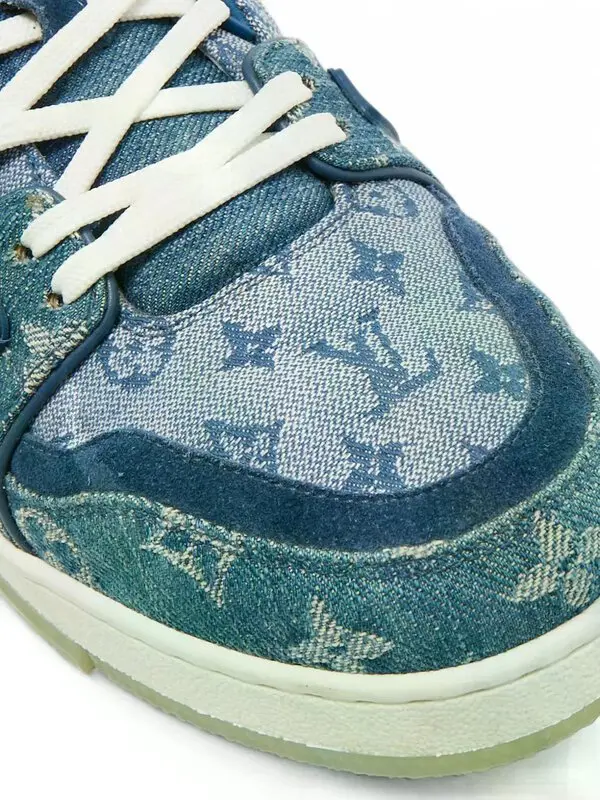 LOUIS VUITTON Monogram Denim Low-top Sneakers
