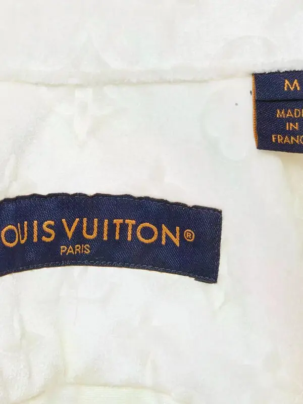 LOUIS VUITTON Monogram Embossed Velvet Shirt