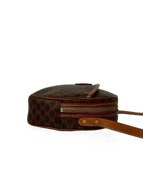 Celine 2009 Macadam Coated Canvas Crossbody Bag