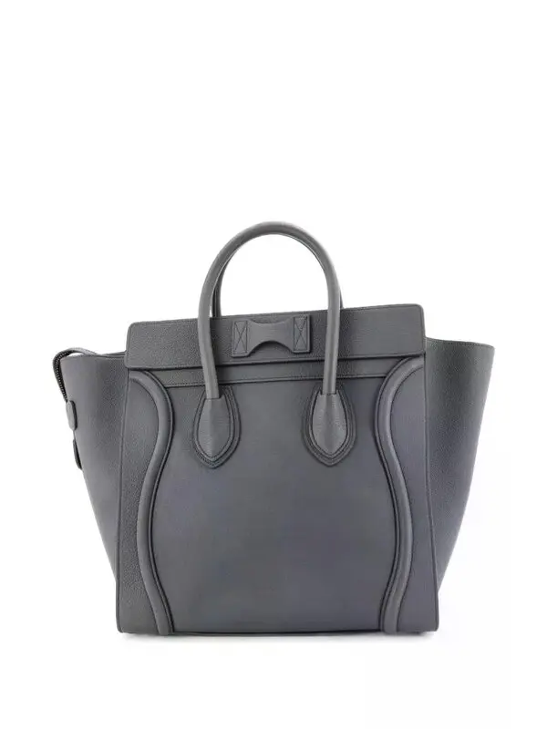 Celine Luggage Bag Grainy Leather Mini Tote Bag