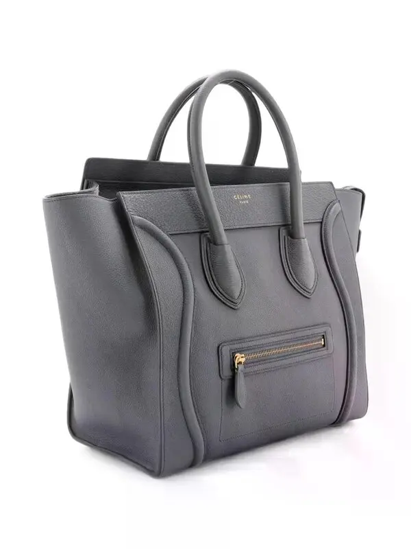 Celine Luggage Bag Grainy Leather Mini Tote Bag