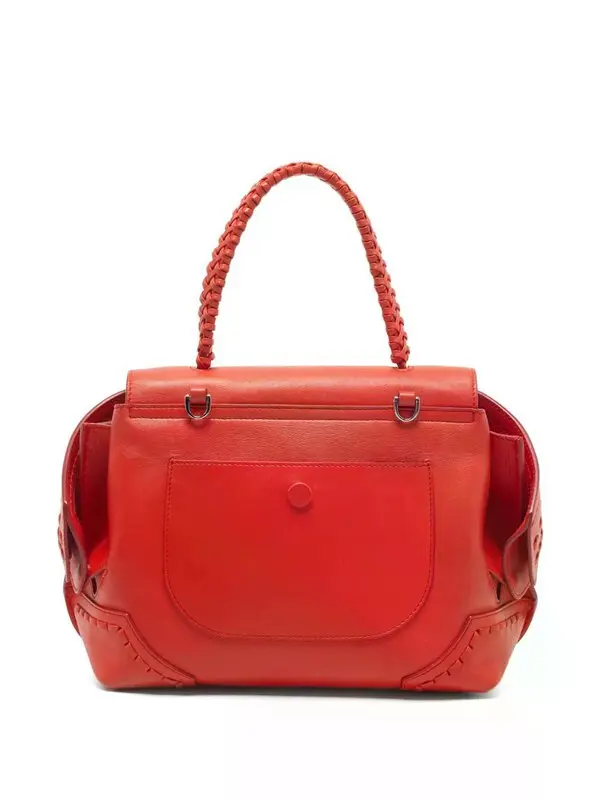 TOD'S Wave Braided Leather Tote Bag