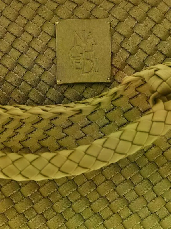 NAGHEDI St. Barths Woven Tote Bag - Green