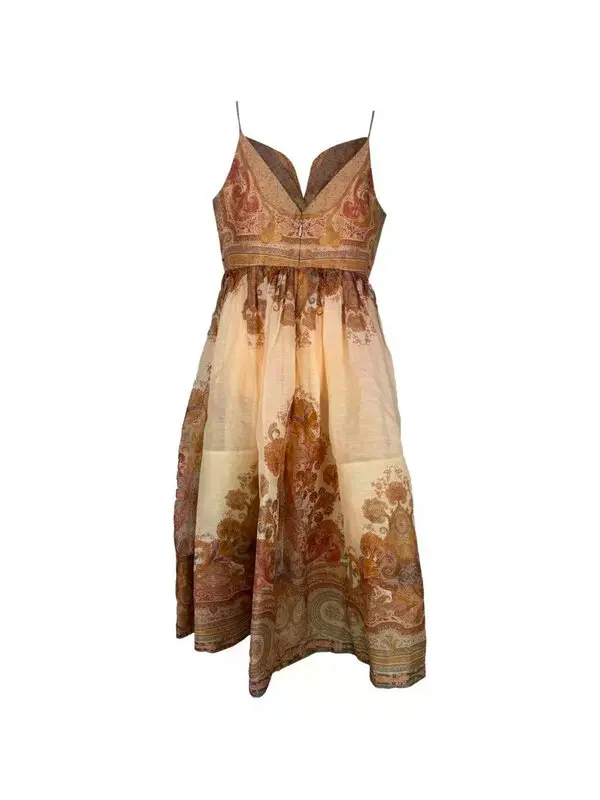 Zimmermann Illustration Draped Dress