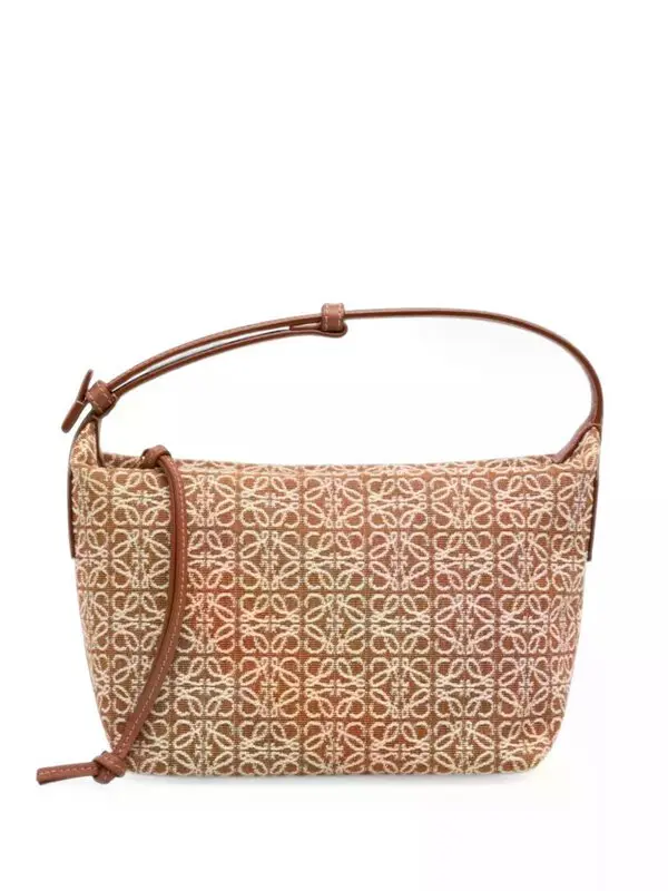 Loewe 2022 Small Anagram Canvas Cubi Bag Shoulder Bag