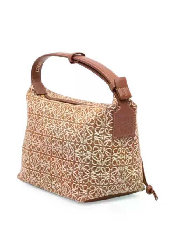 Loewe 2022 Small Anagram Canvas Cubi Bag Shoulder Bag