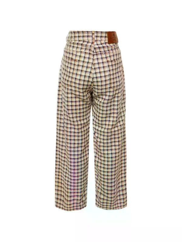 Etro Check-pattern Tailored Trousers