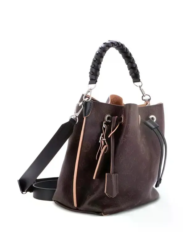 LOUIS VUITTON Muria Mahina Leather Bucket Bag - Brown