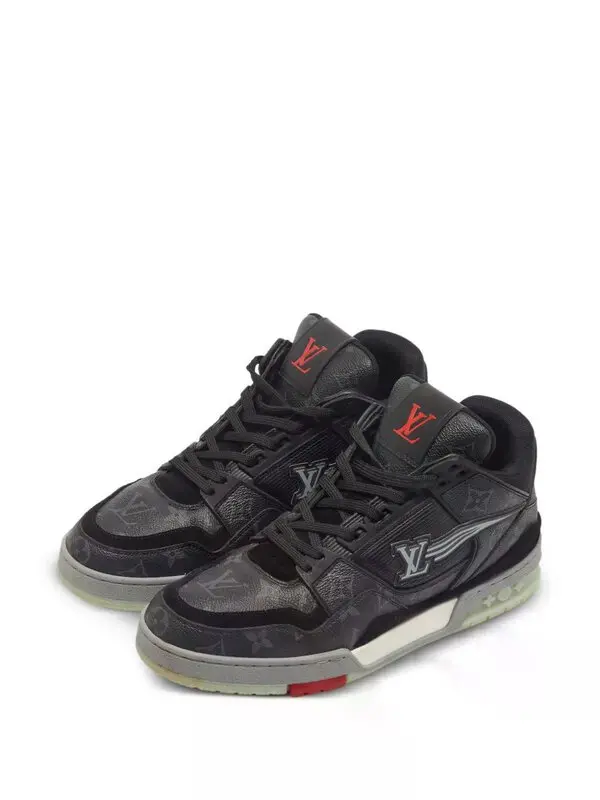LOUIS VUITTON Monogram Eclipse Low-top Sneakers - Black