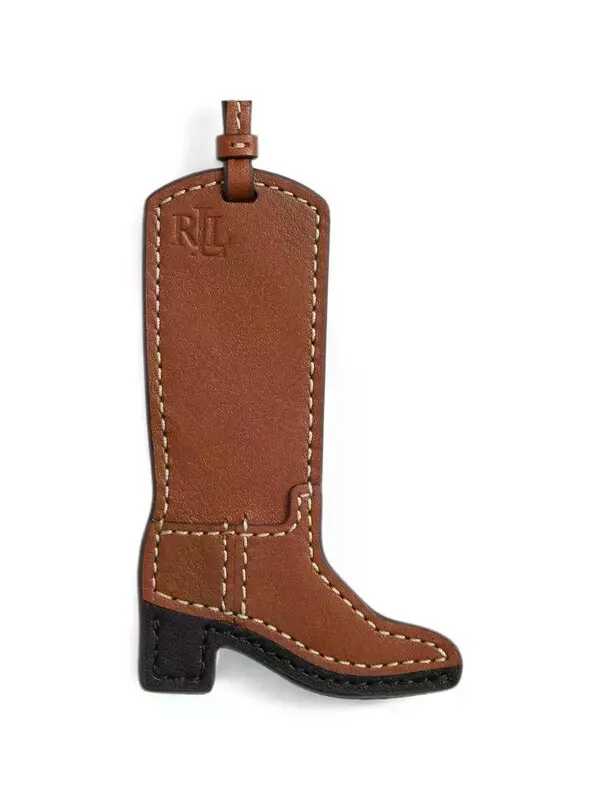Ralph Lauren Leather Boot Charm - Brown