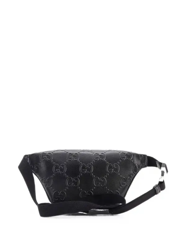 Gucci Gg Embossed Perforated Leather Small Belt Bag