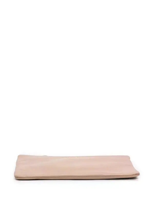 Burberry Pebbled Leather Clutch Bag