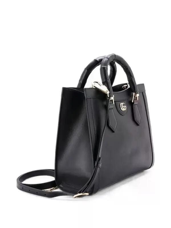 Gucci Diana Nm Bamboo Handle Leather Small Tote Bag