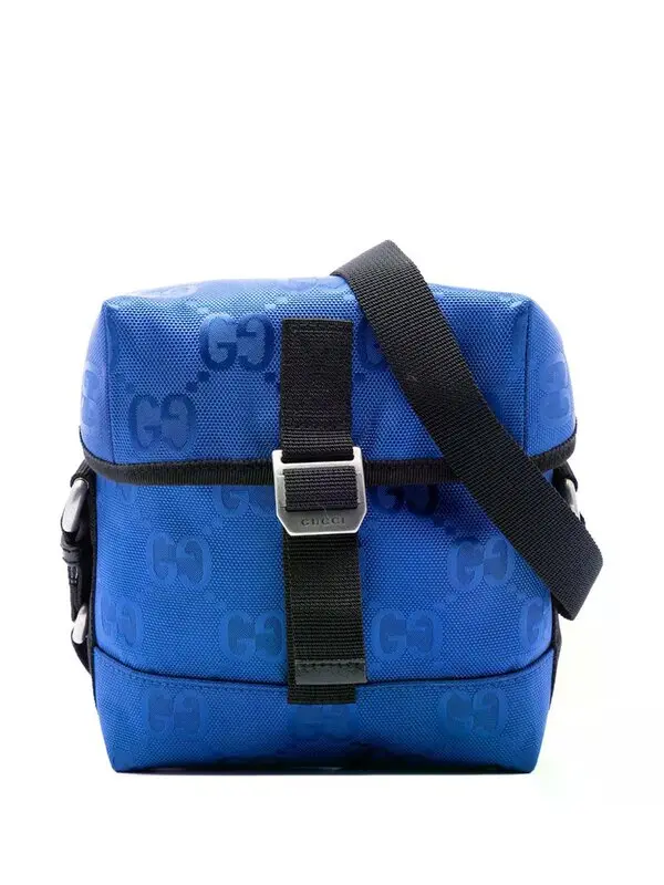 Gucci 2016-2026 Off The Grid Gg Econyl Messenger Bag Crossbody Bag - Blue