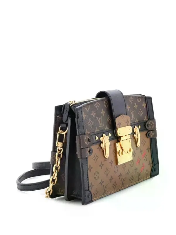 LOUIS VUITTON Trunk Monogram Canvas Clutch Bag - Brown