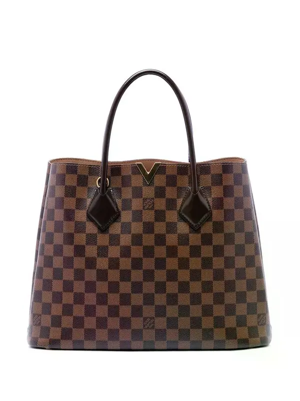 LOUIS VUITTON 2016 Damier Ebene Kensington Satchel