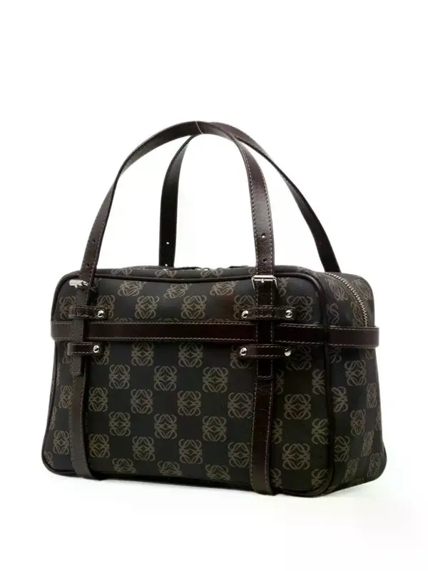 Loewe 2005 Anagram Coated Canvas Handbag