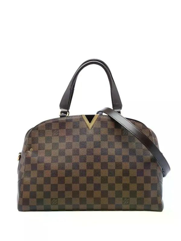 LOUIS VUITTON Damier Ebene Kensington Bowling Bag