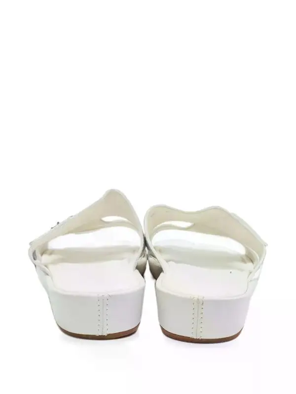 Dolce & Gabbana Masaccio Plaque Slide Sandals