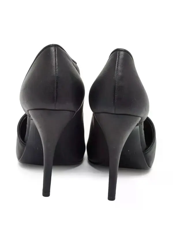LANVIN Pointed Toe Stiletto Heel Boots With Cutout Details