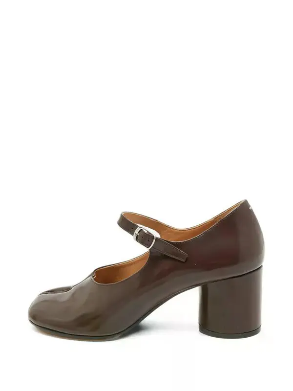 MAISON MARGIELA Tabi Mary Jane Block Heel Pumps