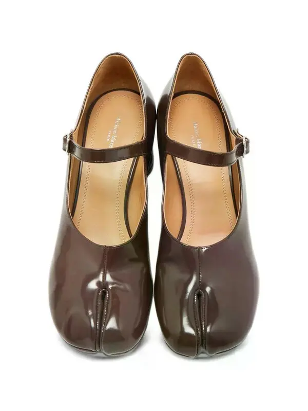 MAISON MARGIELA Tabi Mary Jane Block Heel Pumps