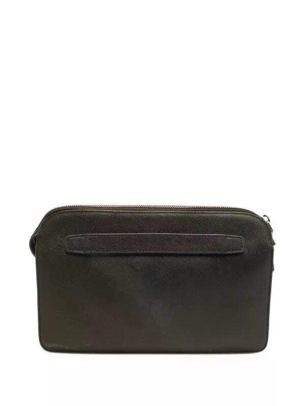 Prada Stripe-detail Clutch Bag